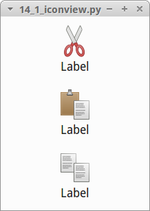 14.アイコンビュー: PythonGtk+3チュートリアル